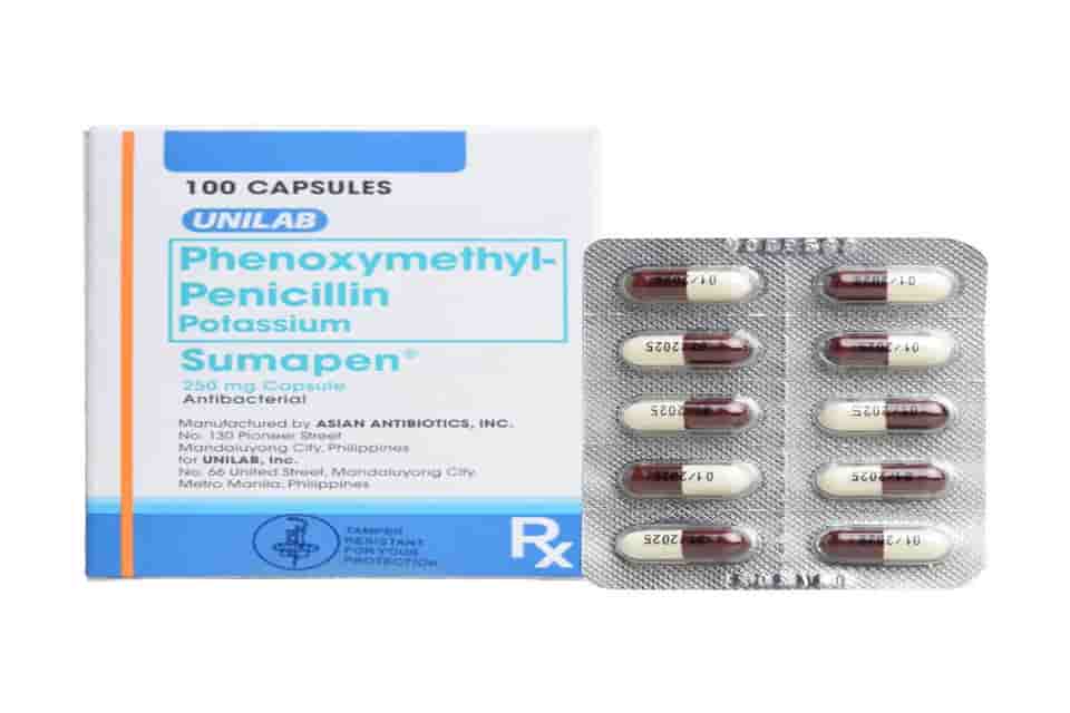 SUMAPEN Phenoxymethylpenicillin Potassium 250mg Capsule 1's price in ...